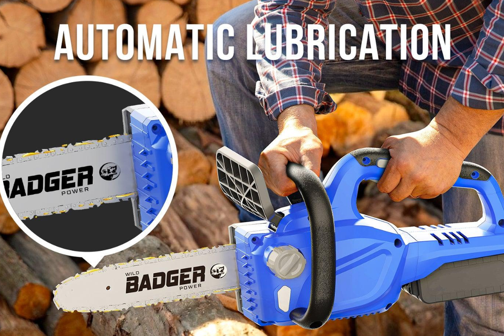 Cordless Electric Chainsaws: 20V & 40V Battery Chainsaws | Wild Badger ...